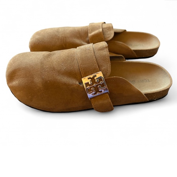 Tory Burch | Shoes | Tory Burch Mellow Mule River Rock With Gold Accent ...